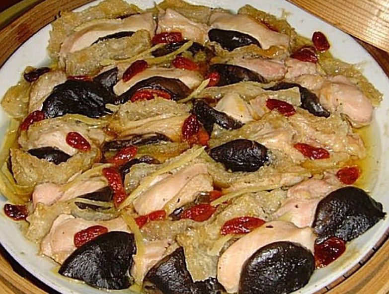 how to cook fish maw with chicken